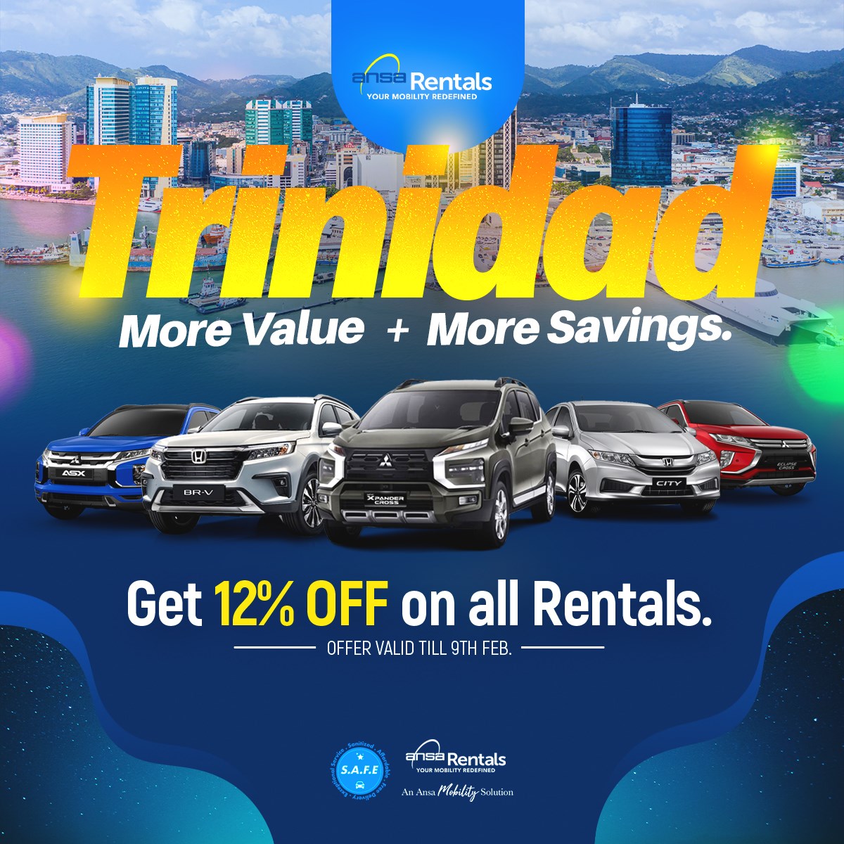 ANSA Rentals Trinidad & Tobago - Your Mobility Partner